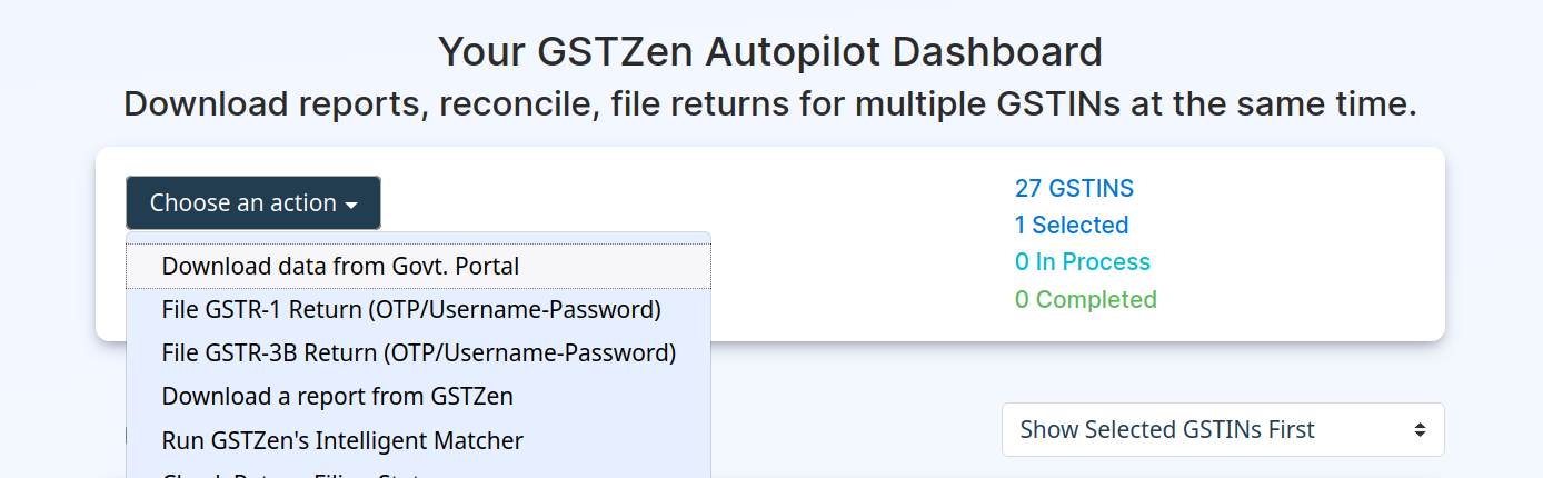 GSTZen - Peaceful GST Compliance